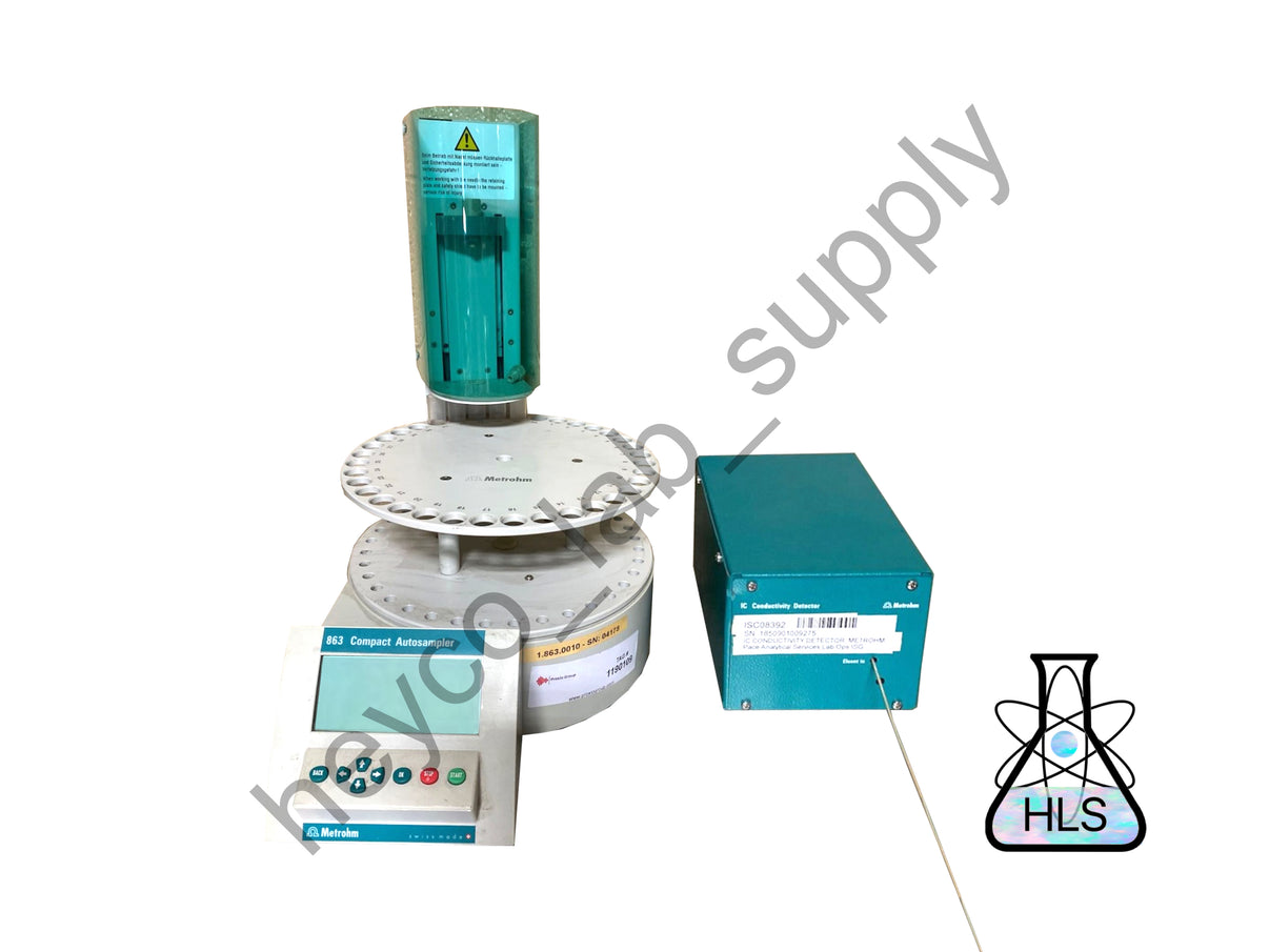 Metrohm 863 Compact IC Autosampler with IC Conductivity Detector ...